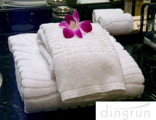 Dry Fast Premium Cotton Face Washer Towel Cloths For Hotel , Environmental Friendly