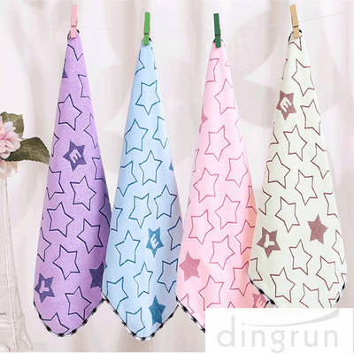Cute Custom Microfibe Face Towels Easy Dry Hand Towel and Face Towel