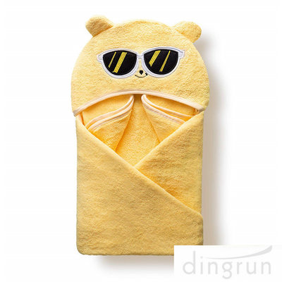 Customized Soft And Absorbent Cotton Baby Hooded Towels For Children Eco Friendly