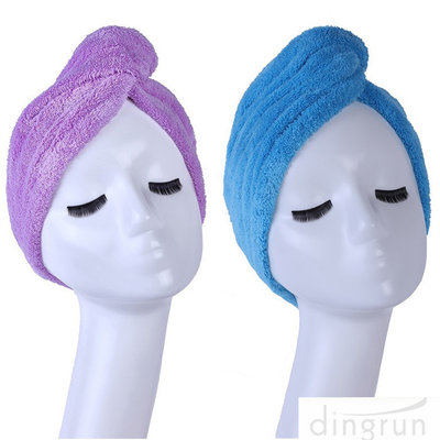 Super Absorbent Fast Drying Microfiber Hair Turban Towel Wrap