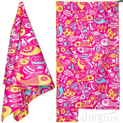 Quick Dry Super Absorbent Lightweight Microfiber Beach Towels For Travel