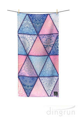 Quick Drying Lightweight Fast Dry Printed Microfiber Beach Towel For Travel