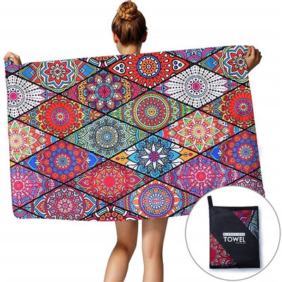 Super Absorbent Quick Dry Microfiber Beach Towel Sports Travel Bath Towel