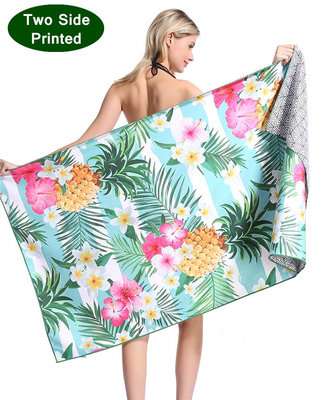 Quick Dry Super Absorbent Sand Free Microfiber Pool Beach Towel Blanket