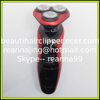 KW-611-3 NEW 3 in 1 Exchangeable Shaver with Nose Hair Trimmer Kit