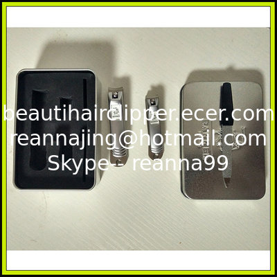 Amazon Popular Nail Clippers OEM Band Alloy Stainless Steel Nail Clippers Set in Steel Box With PP Nail File