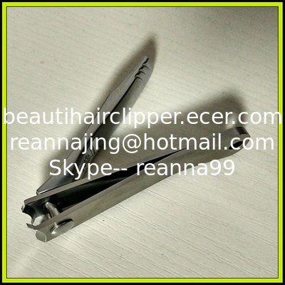 Amazon Popular Nail Clippers Alloy Stainless Steel Nail Clippers Set in Steel Box With PP Nail File OEM Band