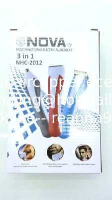 NHC-2012 3 In 1 Hair Nose Beard Hair Trimmer Rechargeable Hair Clipper