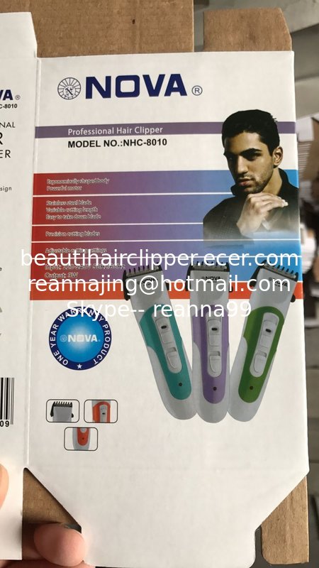 NHC-8010 Electric Cordless Hair Clipper Rechargeable Hair Trimmer NOVA Trimmer