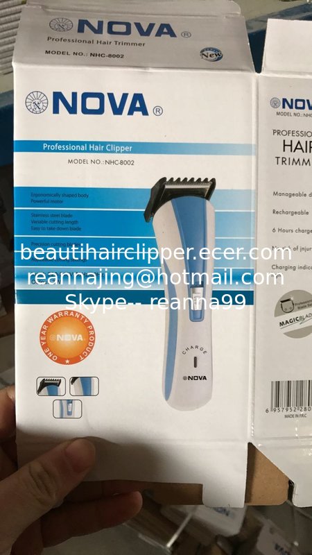 NHC-8002 Professional Electronic Hair Cutting Tool Hair Trimmer Rechargeable Hair Clipper NOVA Hair Trimmer