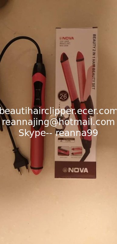 NHC-2009 Hair Straightener Beauty Salon Hair Curler Ceramic Hair Curling Iron Rotating Hair Curler