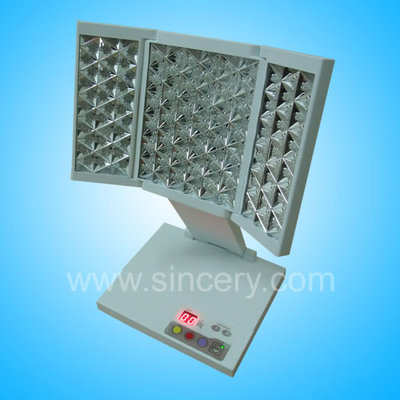 China Mini LED Phototherapy Desktop Model RED BLUE YELLOW light for skin rejuvenation supplier