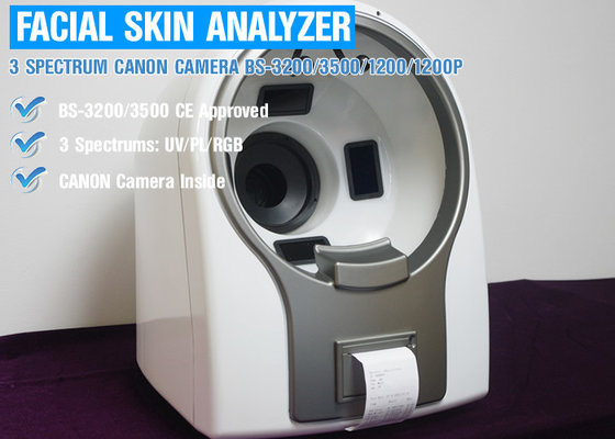 China Comfortable 3D Facial Skin Analyzer Machine With Canon Camera supplier