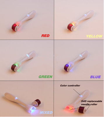 Vibrating 540 needles derma roller skin care led machine derma skin rollers supplier
