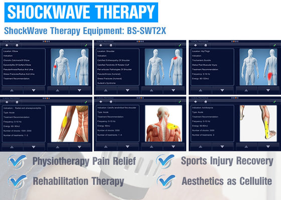 Shock wave therapy equipment Shock wave joint pain treatment physical therapy equipment supplier