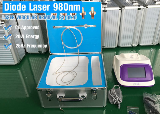 Vein Vascular removal equipment diode laser 980nm spider vein removal machine supplier