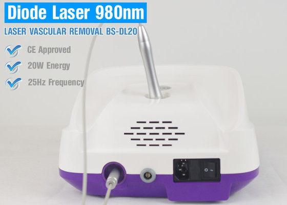Vein Vascular removal equipment diode laser 980nm spider vein removal machine supplier
