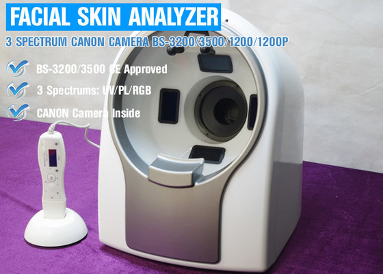 Comfortable 3D Facial Skin Analyzer Machine With Canon Camera supplier