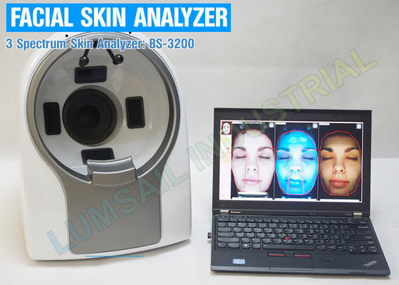 Three Spectrum Facial Skin Analyzer Machine With Canon Camera Magic Mirror For Beauty Salon supplier