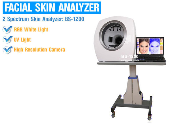 Three Spectrum Facial Skin Analyzer Machine With Canon Camera Magic Mirror For Beauty Salon supplier