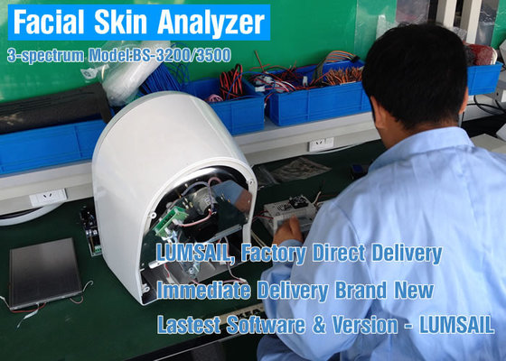 UV Spectrum Salon 3D Facial Skin Analyzer Machine With Canon Camera 8800 Lux supplier