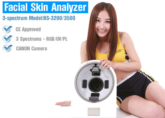 UV Spectrum Salon 3D Facial Skin Analyzer Machine With Canon Camera 8800 Lux supplier