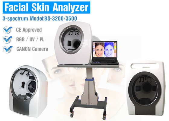 Auto - Analysis Facial Skin Analyzer Machine with UV Voice System supplier