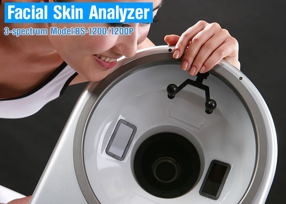 Auto - Analysis Facial Skin Analyzer Machine with UV Voice System supplier