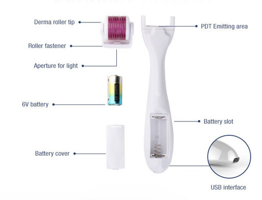 Anti aging 180 & 540 & 600 needles LED derma roller with Medical CE supplier