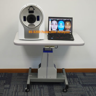 Beauty Salon Full Face Skin Tester Machine With UV / RGB / PL Light Multilanguage Support supplier
