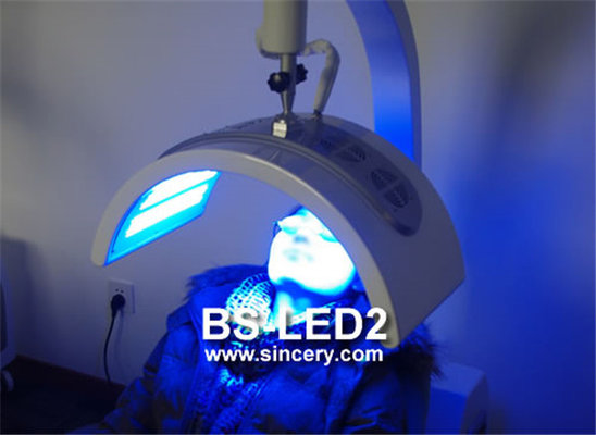LED beauty machine with two panels RED BLUE YELLOW INFRARED led pdt light supplier