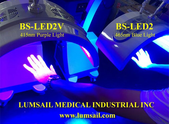 415nm wavelength purple light PDT LED light therapy machine for acne treatment supplier
