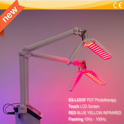 vertical model PDT skin care beauty machine BS-LED3F biolight skin care machine LED light pdt therapy machine with 2 arm supplier
