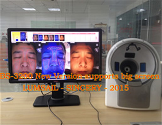 skin analyzer machine white light uv light polarized light with canon Japan camera supplier