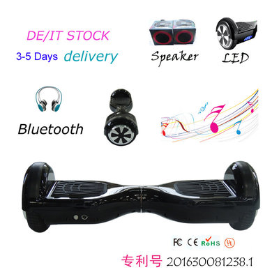 CE RoHS FCC two-wheel balancing electric scooter,hoverboard for kids and adults
