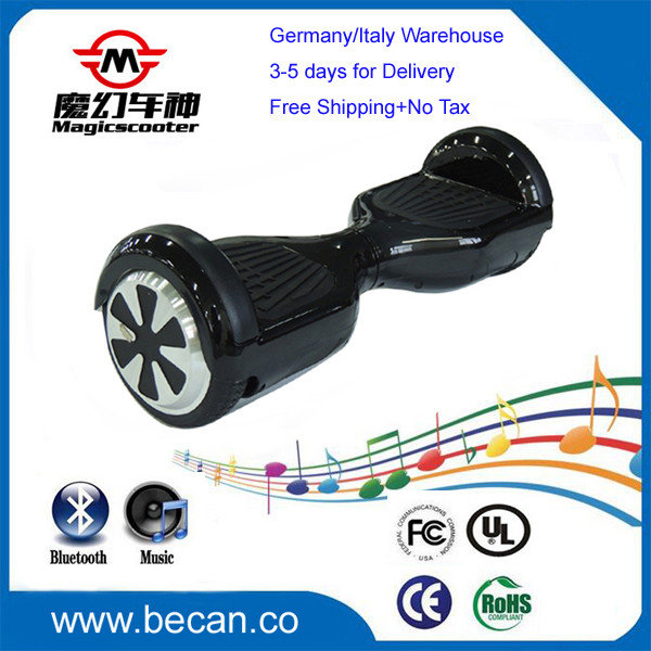 CE RoHS FCC two-wheel balancing electric scooter,hoverboard for kids and adults