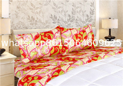 Bamboo 4pcs Sheet Set Printed Bedsheet set