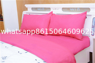 Embossed Flat Sheet Set 100% Polyester Microfiber Bedding set