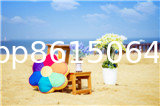 Rainbow Color Flower Shape Cushion Polyester Cotton Fabric Polyester Filling