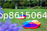 Rainbow Colors Flower Shape Meditation Mat Polyester Cotton Fabric Energetic Meditation Mat