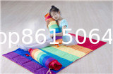 Neckroll Cushion Meditation Blanket Plus Picnic Tool Multi-functional Bamboo Pillow