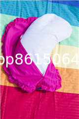 Curved Shape Lavender Pillows Patchwork Polycotton Fabric Filled with Lavender and Buckwheat