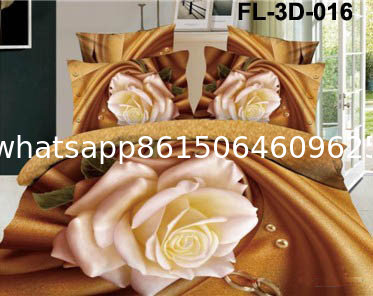 3D Printed Floral Sheet Set 100% Cotton Bedding