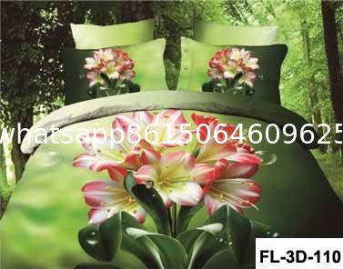 3D Printed Sheet Set 100% Cotton Bedding Set