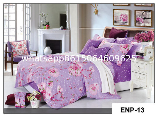 Pigment Printed Sheet Set 100% Polyester Bedding Duvet Cover Pillowcases Polyester Bedding Sets