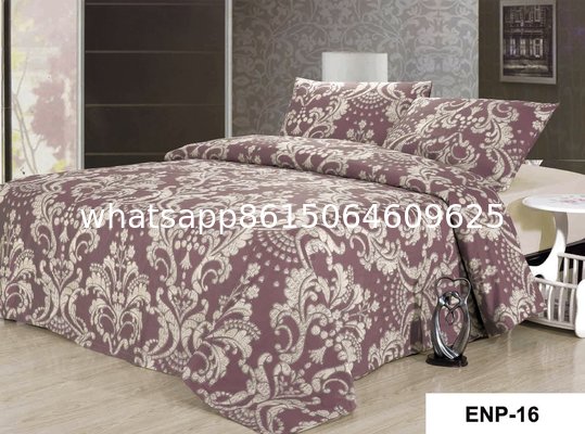 Pigment Printed Sheet Set 100% Polyester Bedding Duvet Cover Pillowcases Polyester Bedding Sets