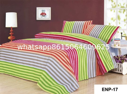 Pigment Printed Sheet Set 100% Polyester Bedding Duvet Cover Pillowcases Polyester Bedding Sets