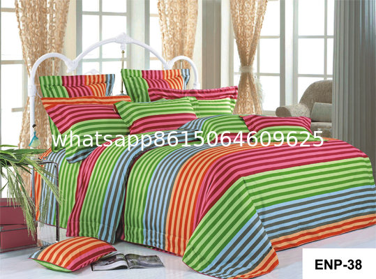 Pigment Printed Microfiber Bedding Set 100% Polyester Microfiber Duvet  Cover