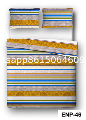 Pigment Printed Duvet Cover Set Microfiber Bedding Set 3pcs 100% Polyester