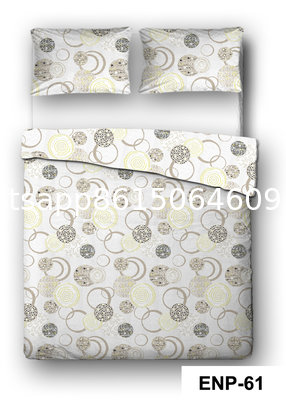 Pigment Printed Duvet Cover Set Cotton Bedding Set